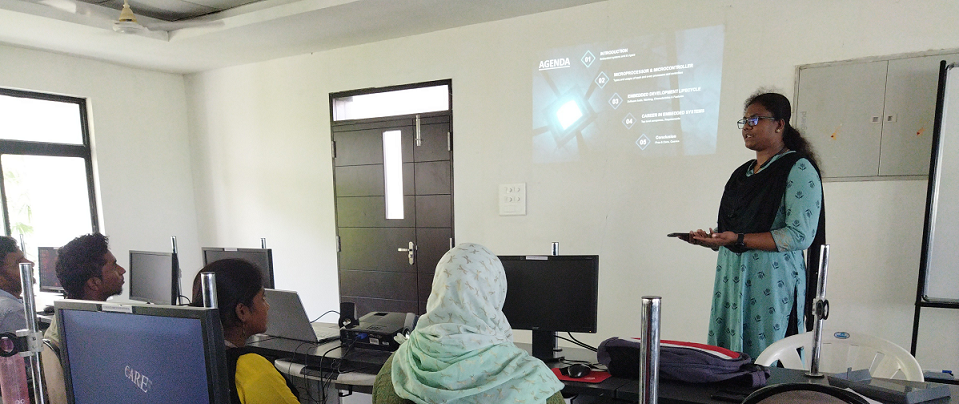Guest lecture on “Embedded Systems - Industrial Application - CARE College of Engineering