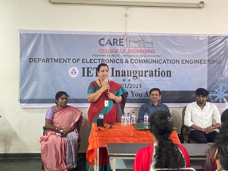IETE Students Forum - Inauguration - CARE College of Engineering