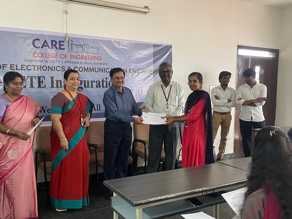 IETE Students Forum - Inauguration - CARE College of Engineering