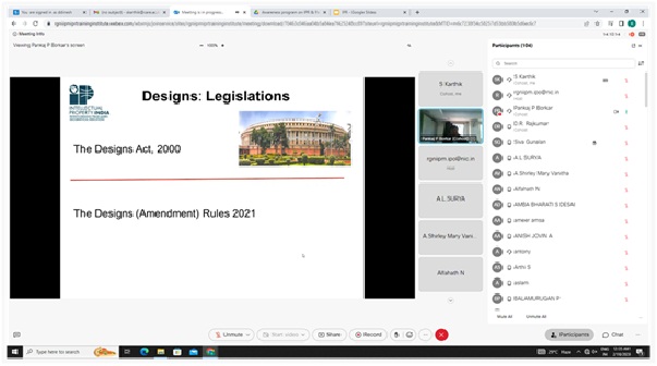 Online Webinar on "Intellectual Property Rights (IPR) & Patents and ...