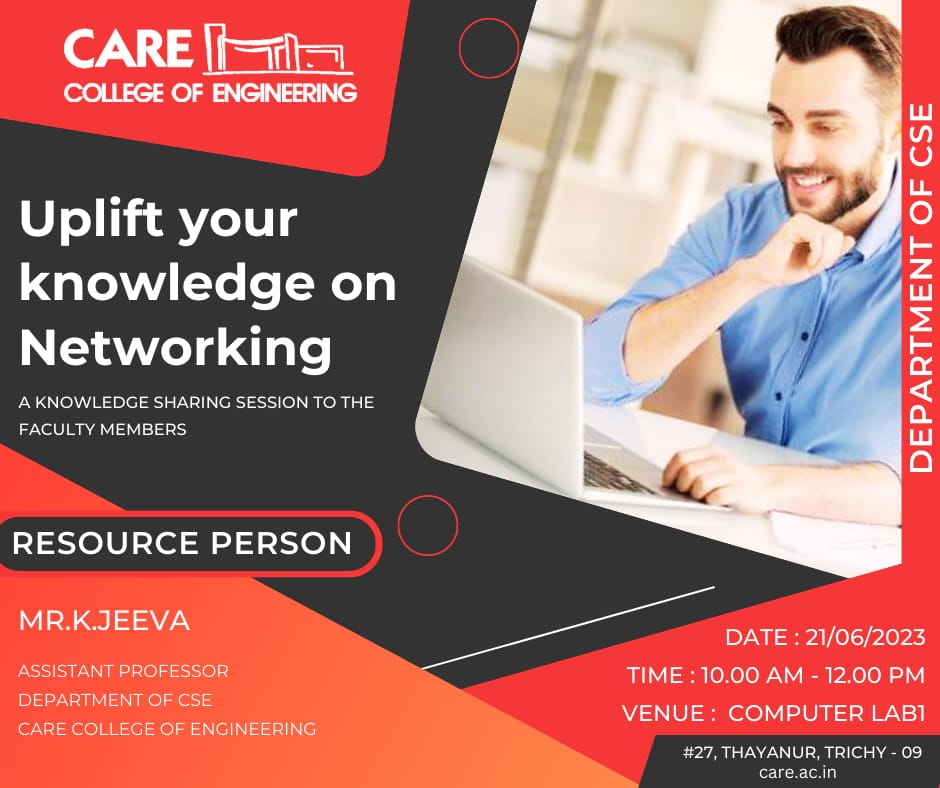 Knowledge Sharing Session on "Uplift your Knowledge on Networking ...