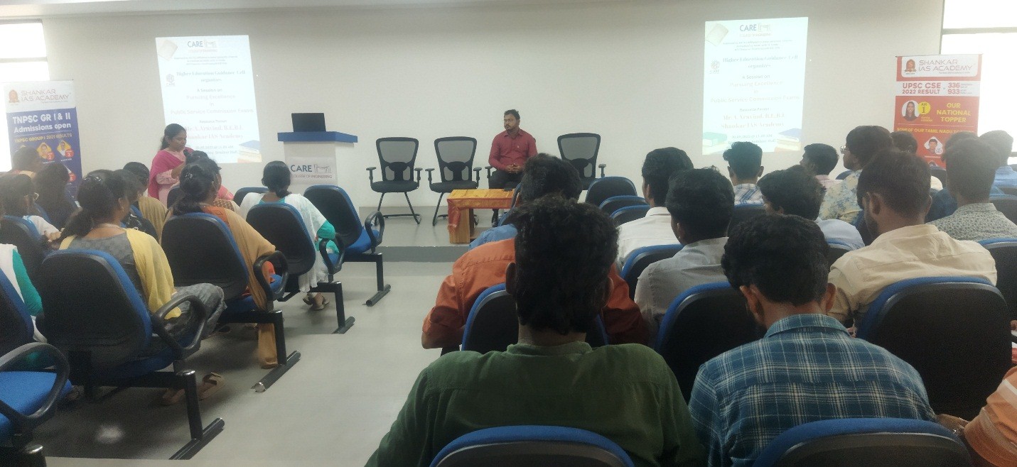 Pursuing Excellence in Public Service Commission Exams - Event - CARE ...