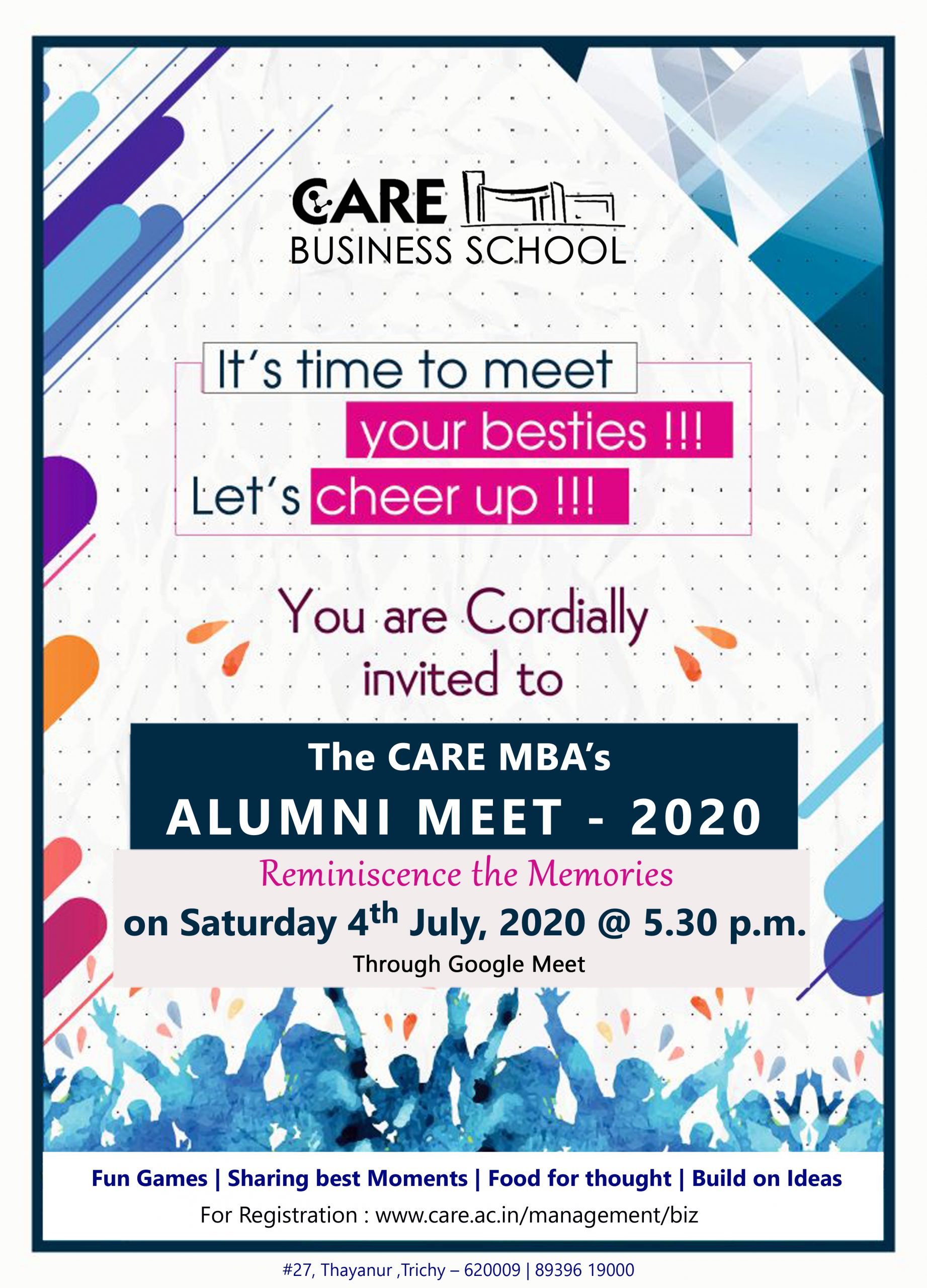CARE Business School Alumni Meet 2020 - CARE Business School