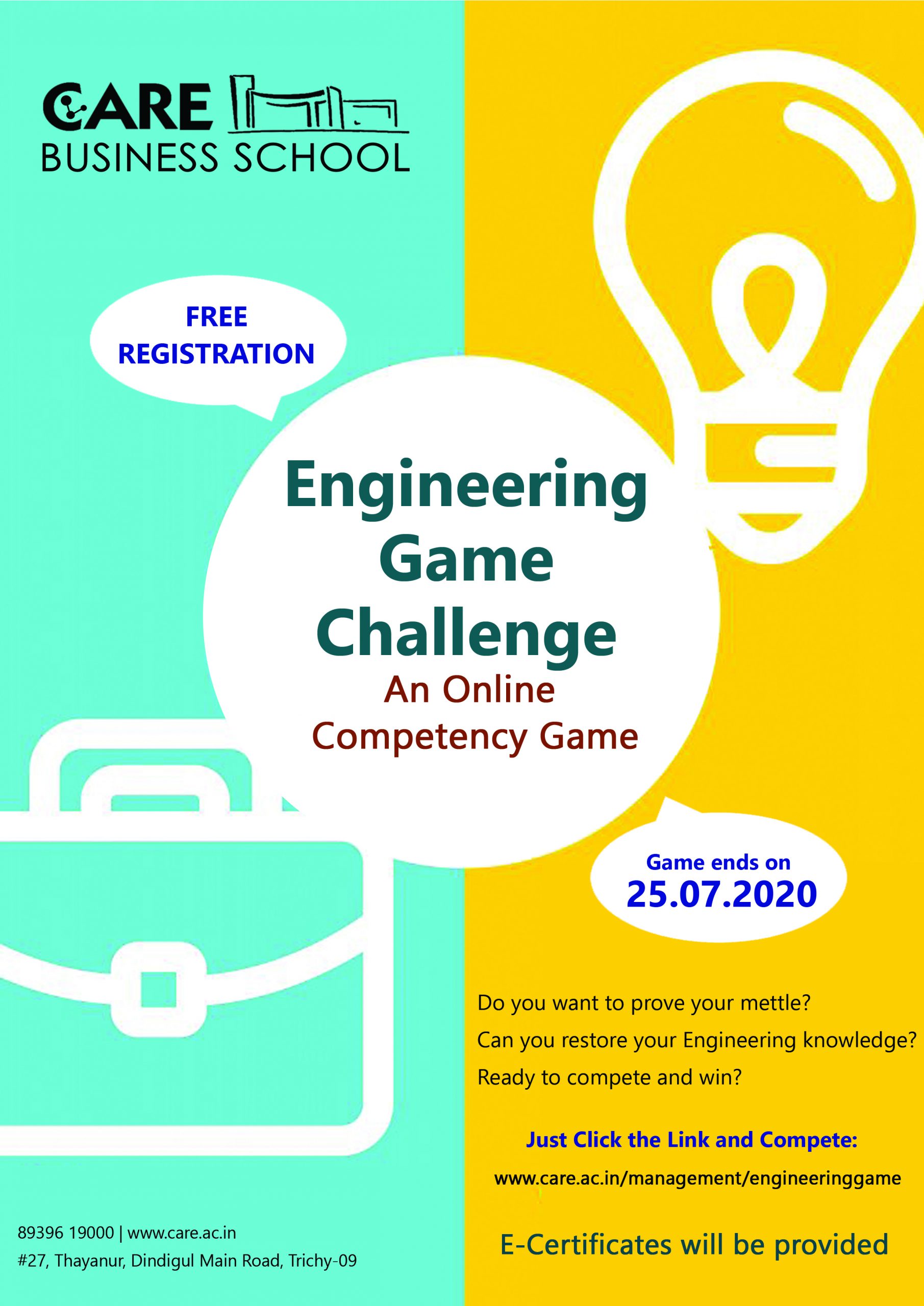 Engineering Game Challenge - An Online Competency Game - CARE Business ...