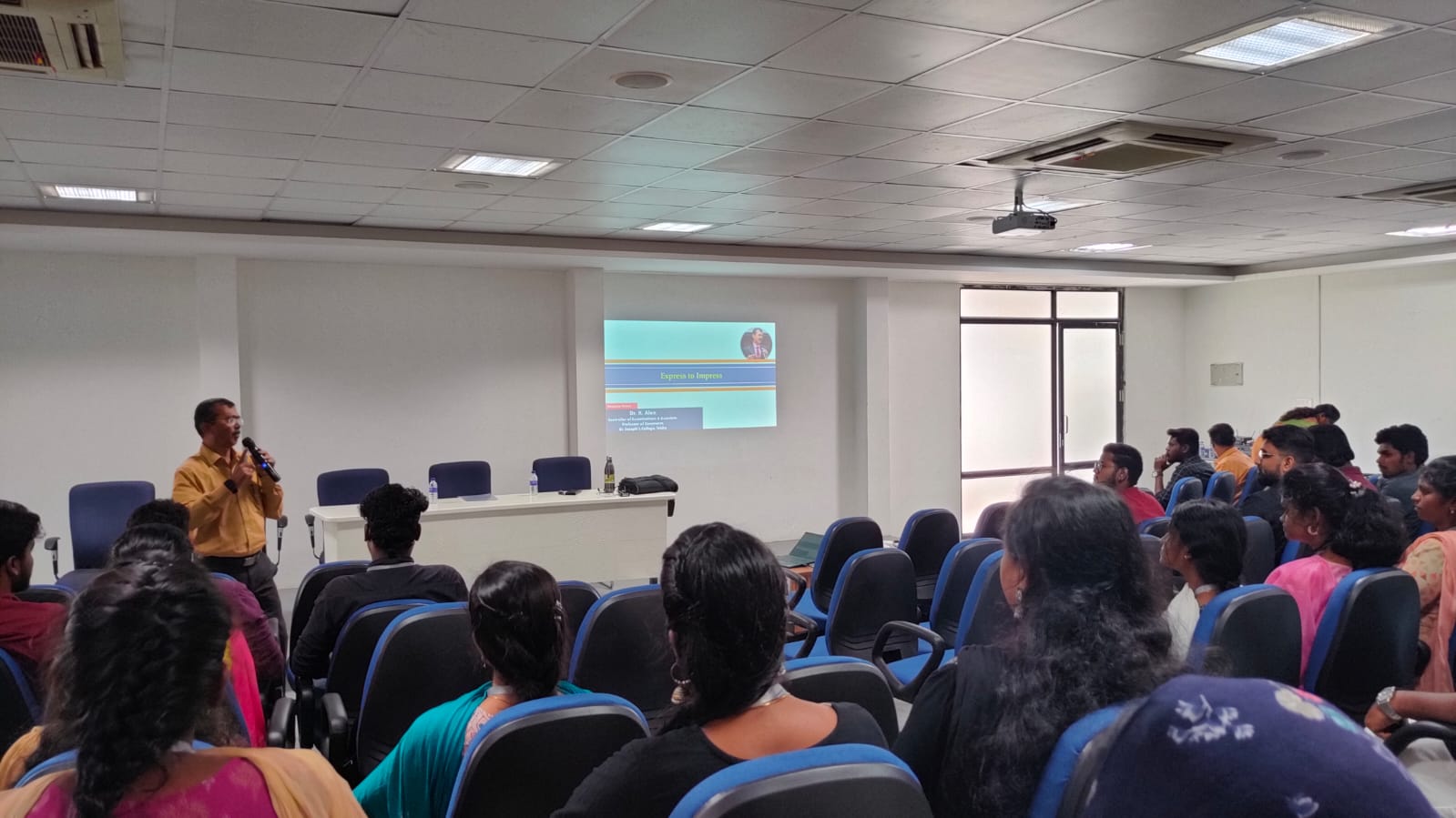Express to Impress - Prof. Alex.K, Professor, St. Joseph's College ...