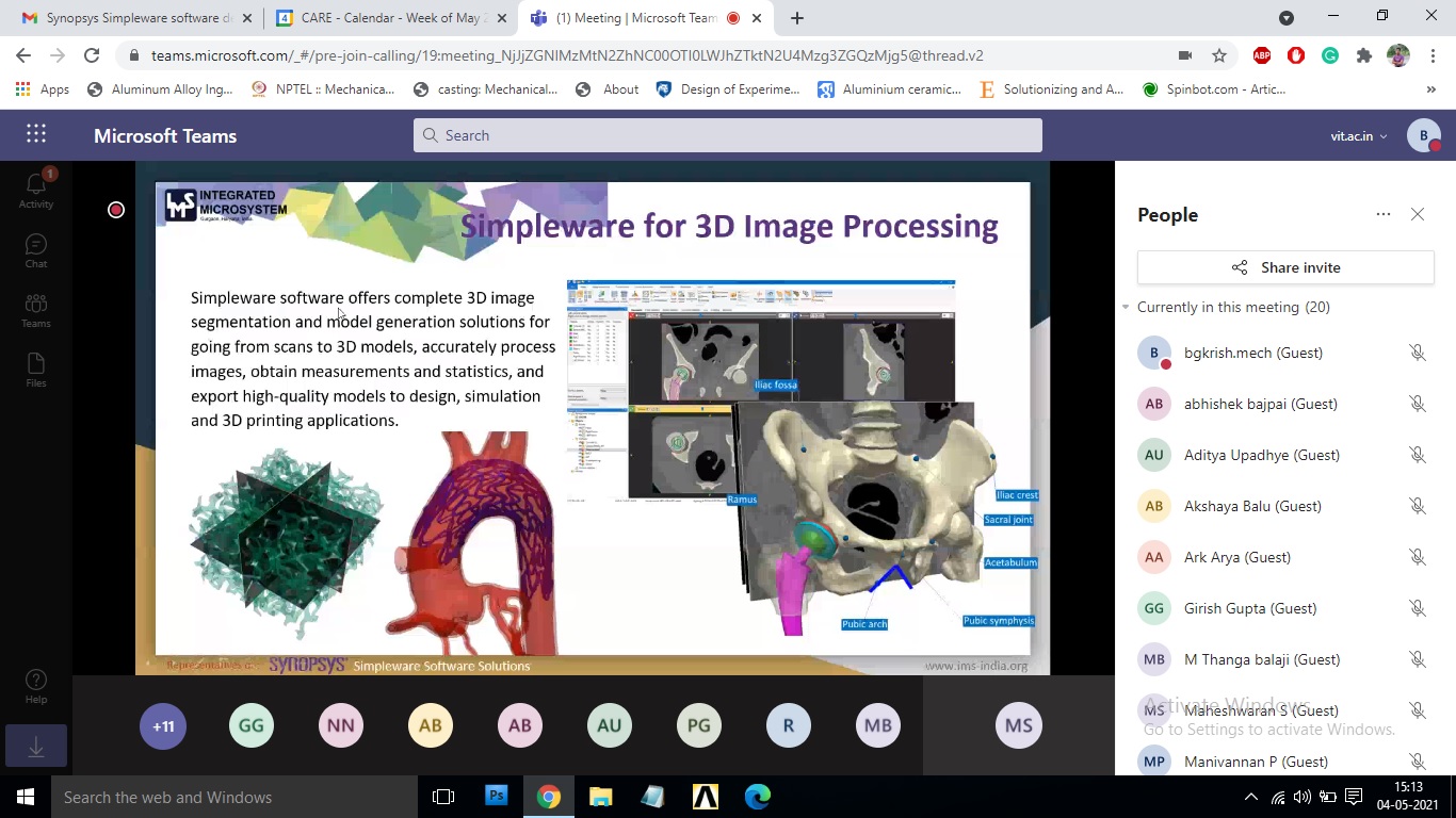 15th online webinar on “Simpleware Software - From 3D Images to Models ...