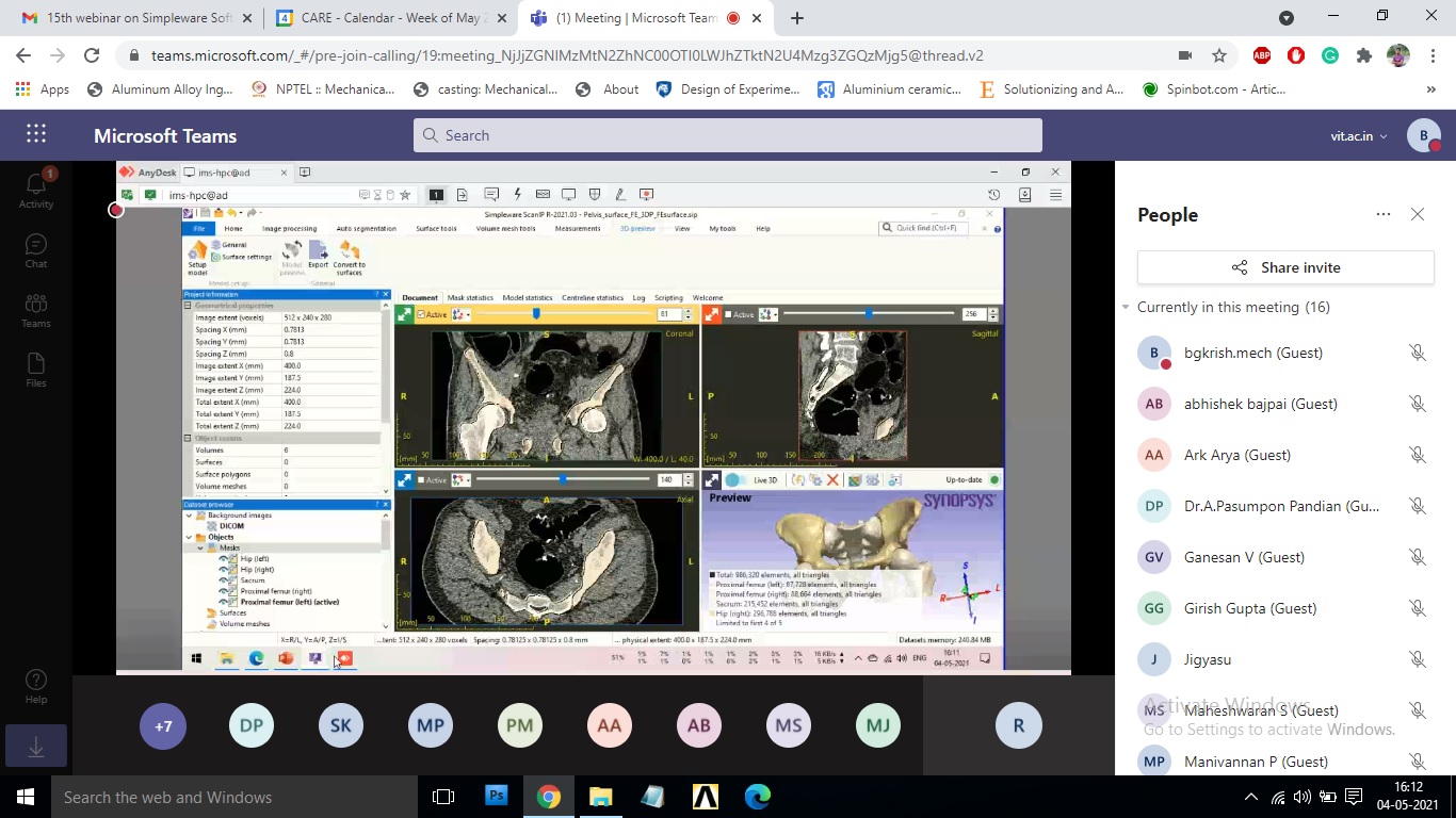 15th online webinar on “Simpleware Software - From 3D Images to Models ...